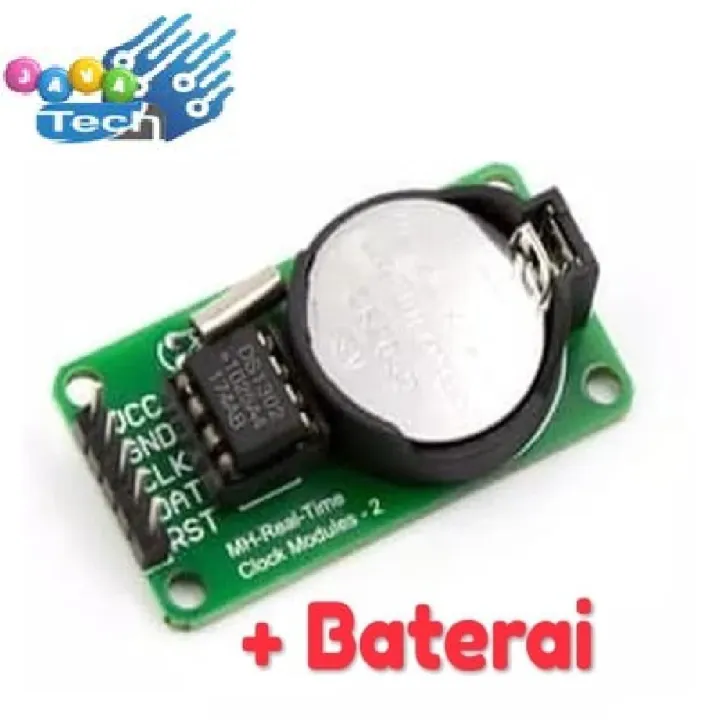 Modul RTC DS1302 + Baterai Real Time Clock Module RTC DS 1302 | Lazada ... Modul RTC DS1302 + Baterai Real Time Clock Module RTC DS 1302 | Lazada ...
