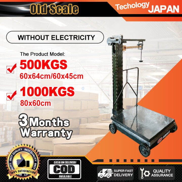 Old-Fashioned Weighing Scale 500/1000kgs High Accuracy Mechanical ...