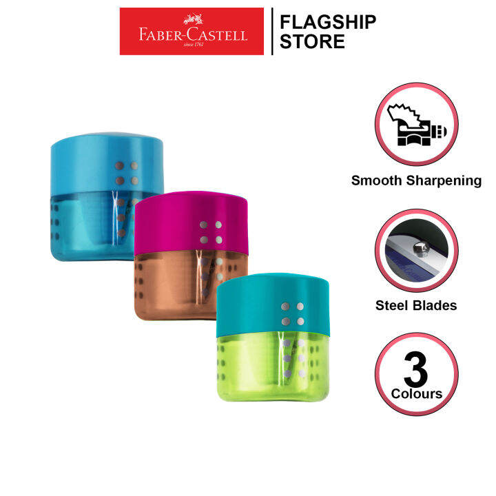 Faber-Castell Grip Auto Two Hole Sharpener [12183197] | Lazada PH