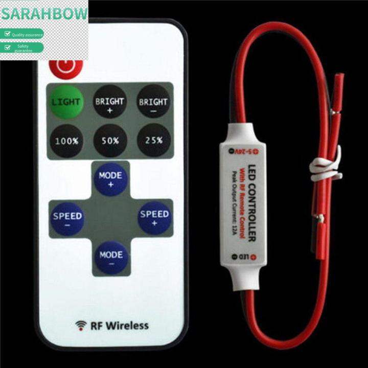 SARAHBOWSH Top Striscia Inline Mini Dimmer RF Wireless Remote ...