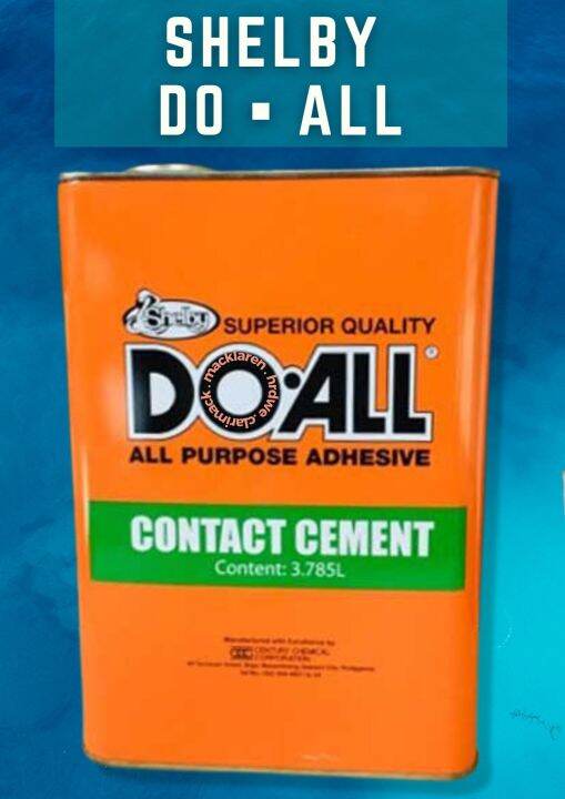 Do All ️ 1 Gallon ️ Contact Cement ️ Rugby ️ Super Dikit ️ Shelby ...