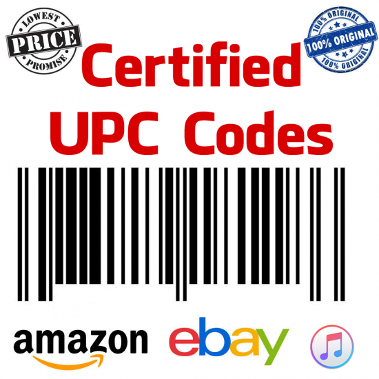 100 UPC - EAN Codes Numbers Barcodes GS1 For Amazon Ebay บาร์โค้ด ...