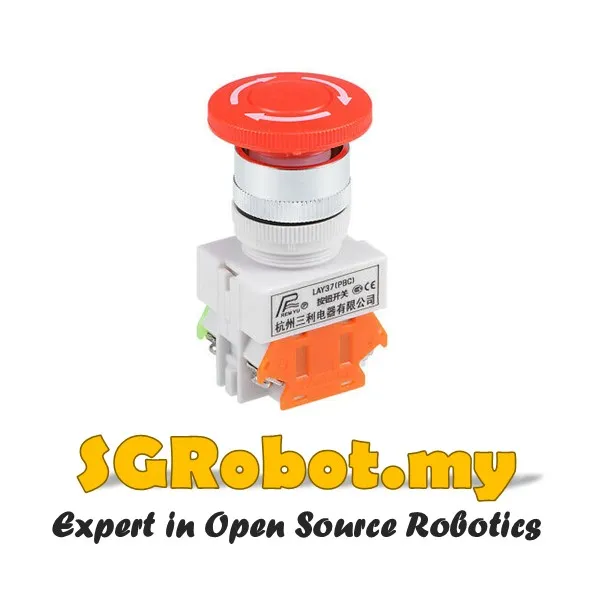 Emergency Stop Mushroom Head Push Button Switch | Lazada