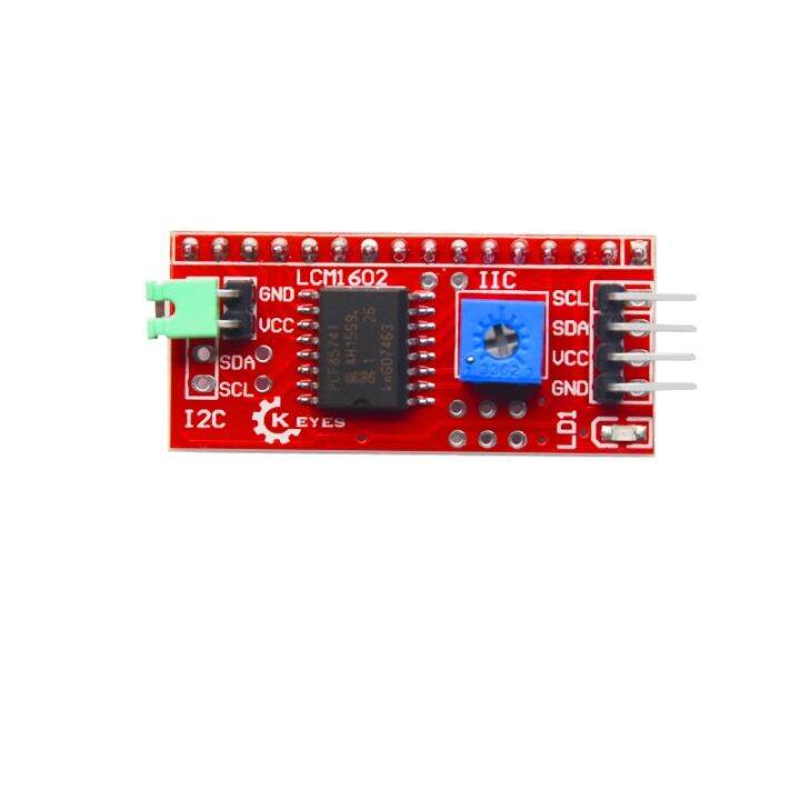 จัดส่งฟรี! ใหม่ IIC / I2C / TWI Serial Interface Board Module Port สําหรับ Arduino 1602 2004 LCD ...