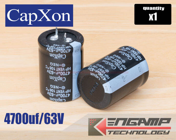 (1ตัว) [E-CAP] 4700uF/63V 105ºC CAPXON HP VENT 30x40mm P=10mm | Lazada ...