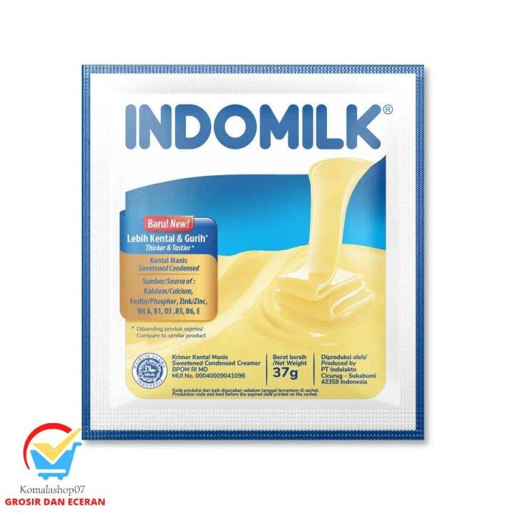 SUSU INDOMILK CREAMER PUTIH SASET 1 PAK ISI 6 PICS 37G | Lazada Indonesia