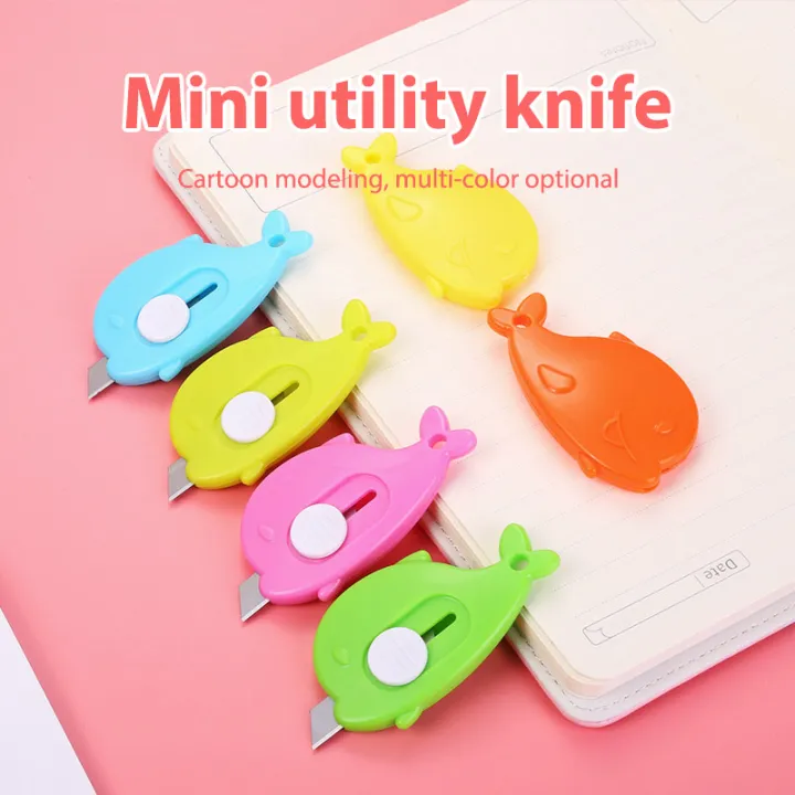 Mini Cartoon Utility Cutter Small Portable Unboxing Cutter Carrot ...