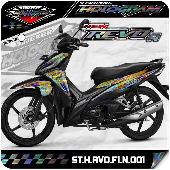 Revo Sticker Striping Revo FI new - Stiker Motor Keren Setiker REVO FIT ...