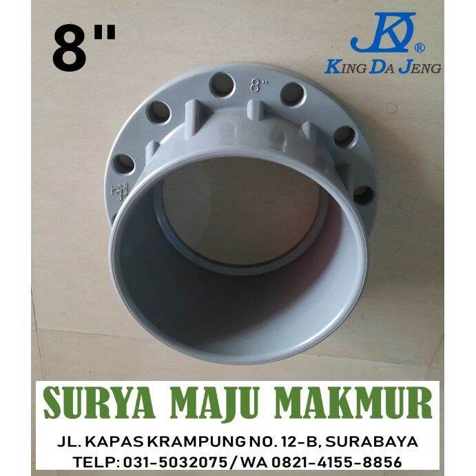 Flange 8" inch PVC AW Merk KDJ Taiwan JIS 10K | Lazada Indonesia