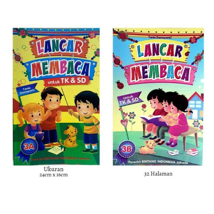 Bintang Indonesia - Buku Lancar Membaca 3a & 3b Untuk TK & SD kelas 1 ...