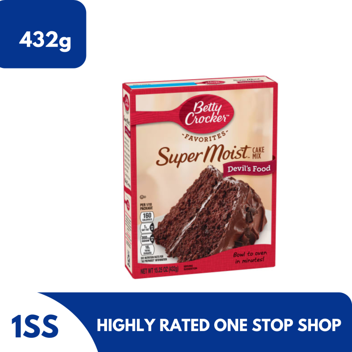 Betty Crocker Super Moist Devil's Food Cake Mix, 432g | Lazada PH