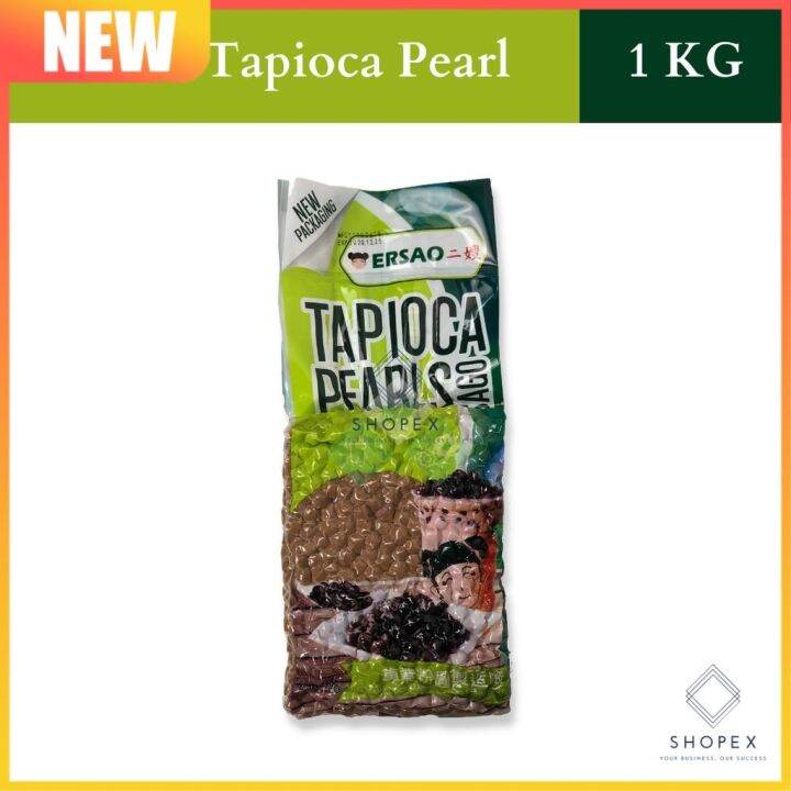 kisses chocolate Ersao Tapioca Black Pearl 1kg CTEA Pearl / Boba Pearls ...