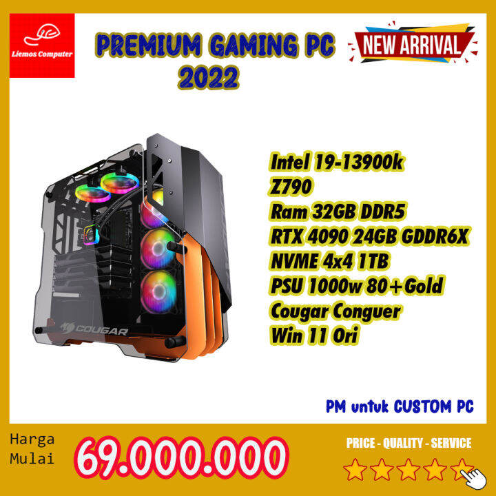 PC Rakitan Gaming Design Server | Core i9-13900K | 32GB DDR5 | RTX 4090 ...