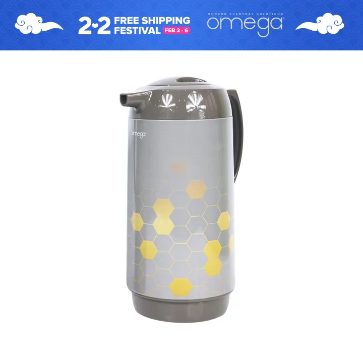 Omega Houseware Lexus Screw Twist Type Thermal Carafe 1L / 1.3L / 1.6L ...