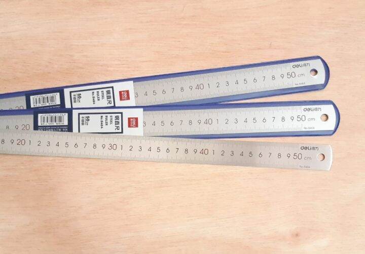 Penggaris Besi DELI 50cm - 8464 | Lazada Indonesia