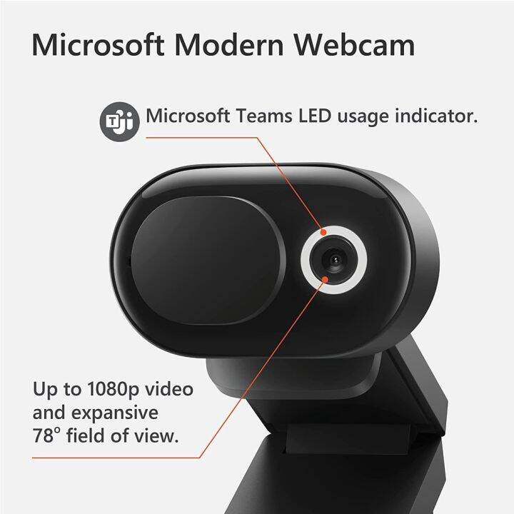 WEBCAM (เว็บแคม) MICROSOFT MODERN WEBCAM (8L3-00009) | Lazada.co.th