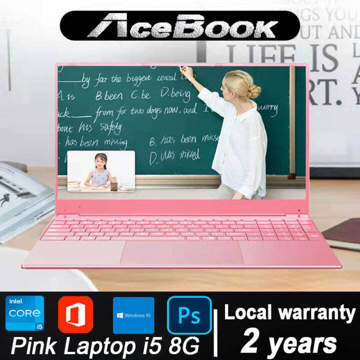 【Pink Laptop 2022 brand new Customized for girls】ultra-thin Traditional ...