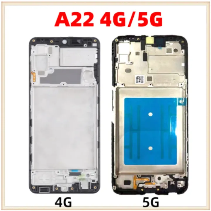 สำหรับ Samsung Galaxy A22 A225 A226 4G/5G LCD ด้านหน้ากรอบกลางกรอบ ...