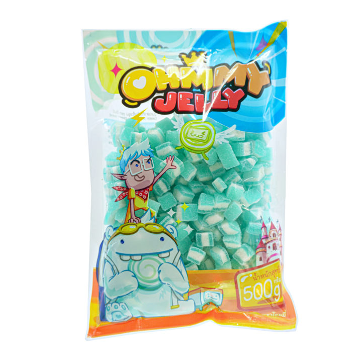 Ohmmy Jelly / โอมมี่เยลลี่ - กัมมี่เยลลี่ ฟรายเดย์ 500 กรัม [รสบลูเบอร์ ...
