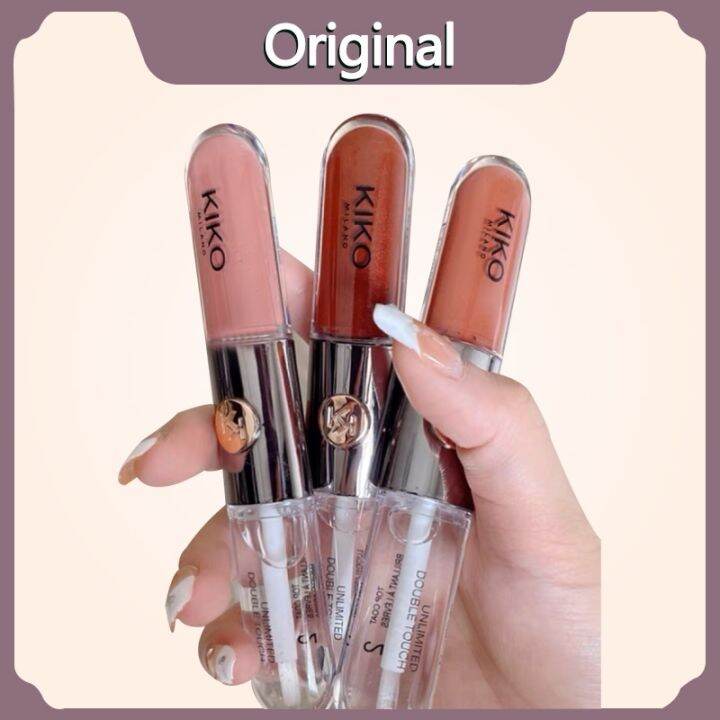 Kiko clear color lipstick Unlimited Double Touch size 6 ml. | Lazada PH