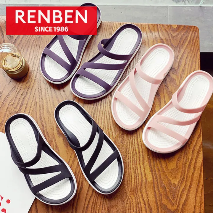 RENBEN รองเท้าแตะผู้ใหญ่คู่พ่อแม่และลูกเด็กรองเท้าแตะแนวโน้ม Ins สไตล์ในร่มและกลางแจ้งตลกบ้าน ...