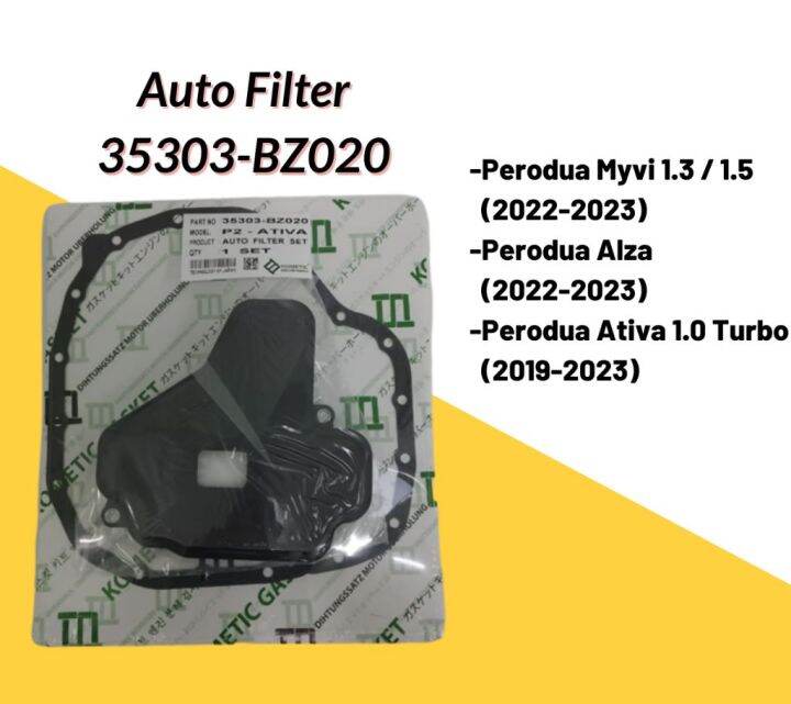 ORIGINAL PERODUA AUTO FILTER 35303-BZ020 PERODUA MYVI 2022 NEW FACELIFT ...