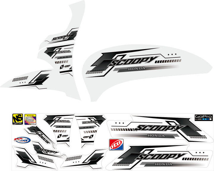 STRIPING SCOPY TAHUN 2018 SAMPAI 2023 BAHAN BENING TRANSPARAN STICKER ...