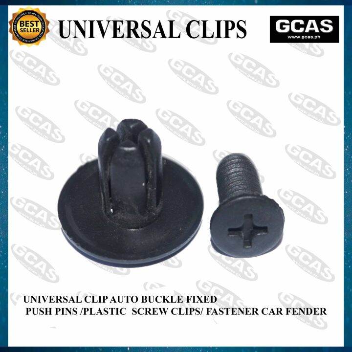 UNIVERSAL CLIP AUTO BUCKLE FIXED PUSH PINS /PLASTIC SCREW CLIPS ...