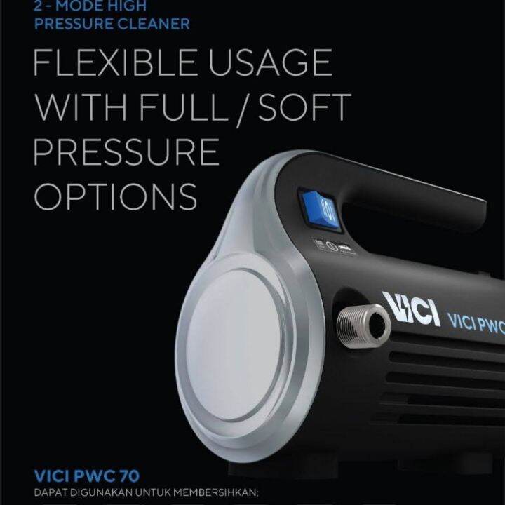 VICI PWC 70 Mesin Jet Cleaner - Mesin Cuci Mobil Motor AC Steam Washer ...