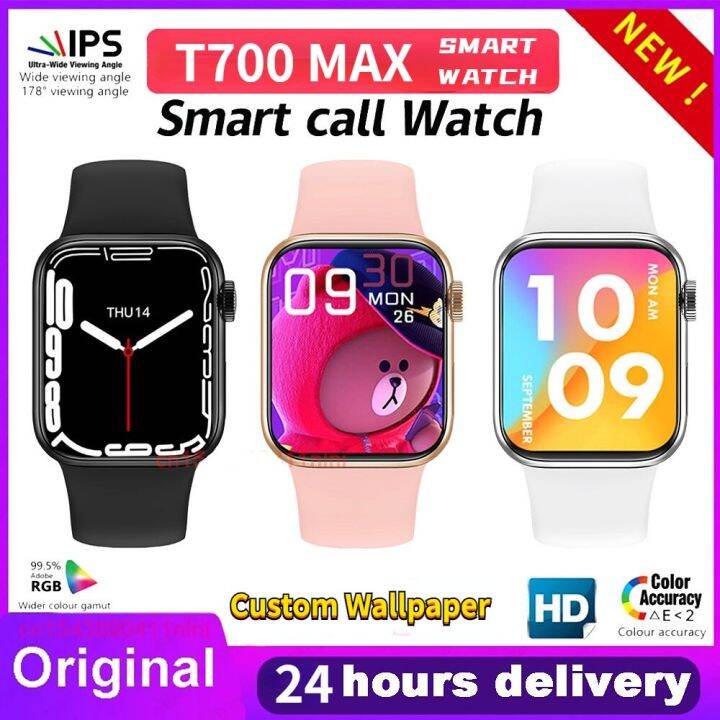 ♗GT Original T700 Max Smart Watch S7 Bluetooth Call Custom Wallpaper ...