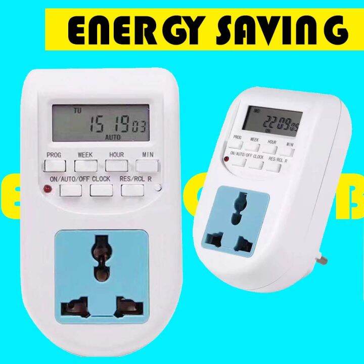 Ewa Al 06 Energy Saving Timer Plug Programmable Electronic Plug Timer Socket Charger Lazada Ph
