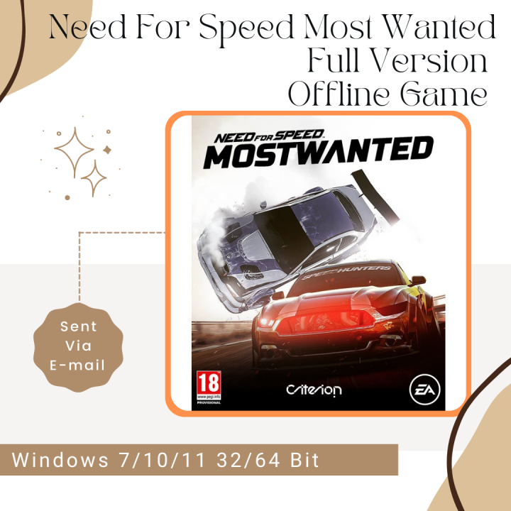 Need For Speed Most Wanted Full Version - PC & Laptop Offline Game | Lazada