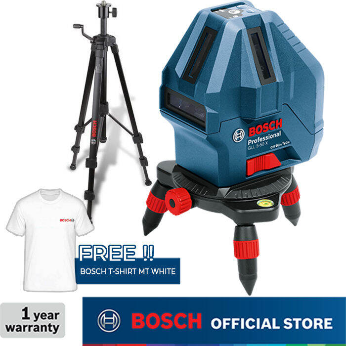 Bosch Laser Line Level With Tripod / Laser Garis Waterpass dengan ...