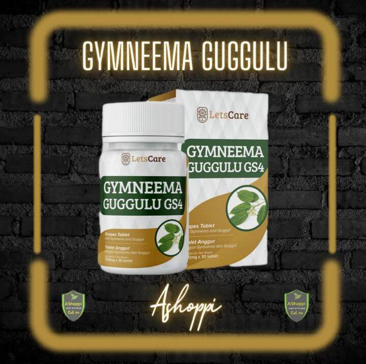 [ORIGINAL HQ] GYMNEEMA GS4 GUGGULU SUGAR DESTROYER CAPSULE BITTER GOURD ...