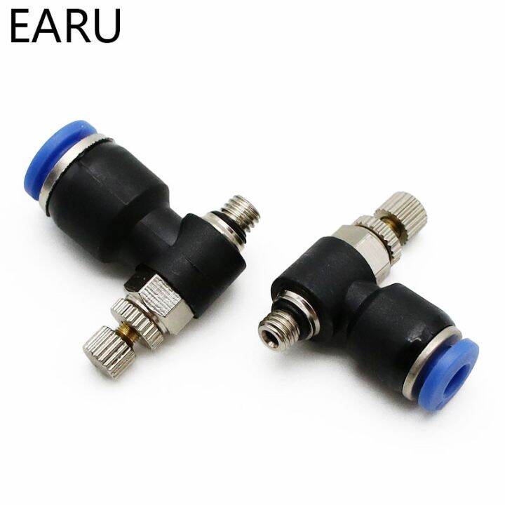 Pneumatic Air Flow Speed Control Valve Air Flow Speed Control Valve Tube - Pneumatic Parts ...