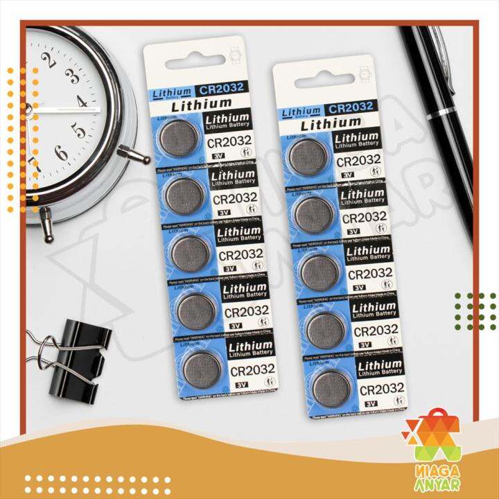 NA Baterai Lithium 3V CR2032 / Litium Battery CR 2032 / Batre Batrai ...