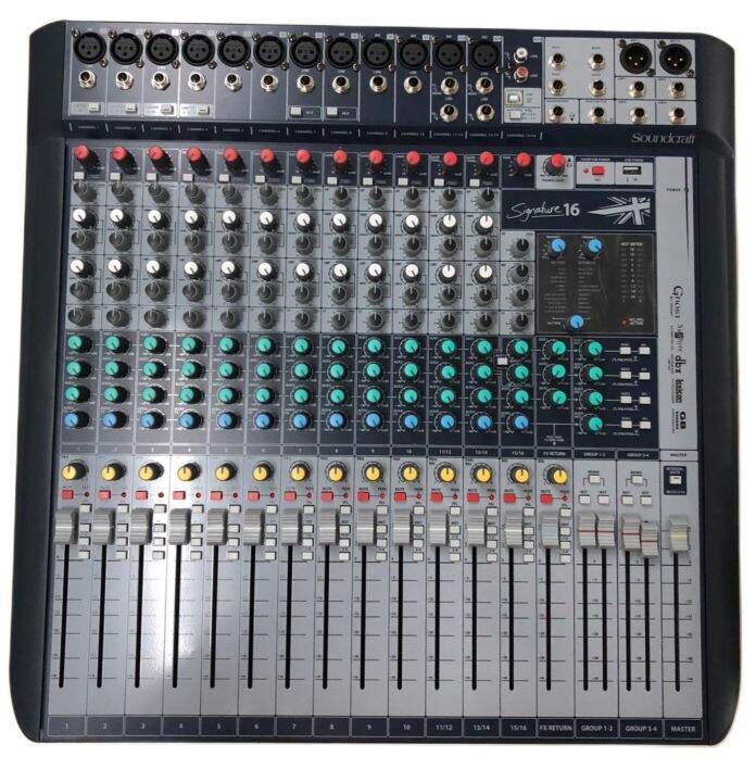 Soundcraft Signature 16 Sig 16 Professional Audio Analog 16-Channel ...
