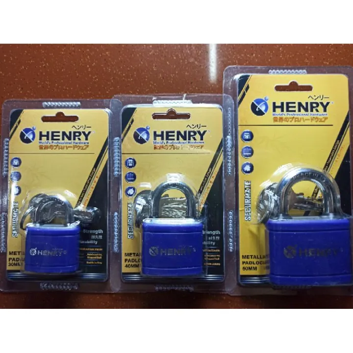 Henry weather proof heavy duty padlock 30mm 40mm 50mm | Lazada PH