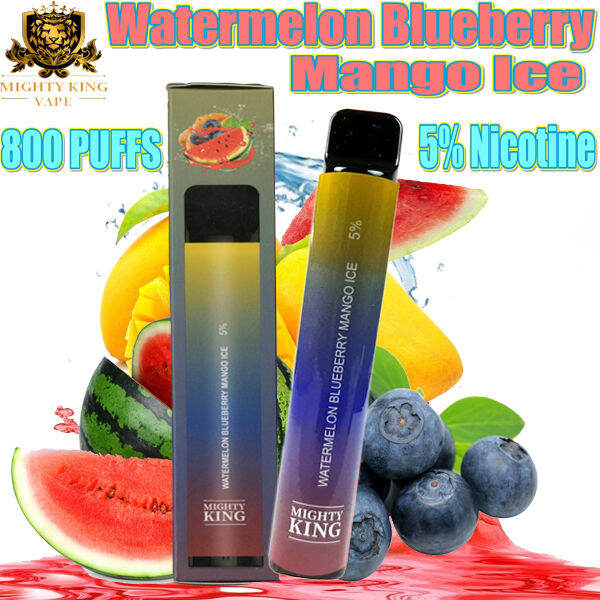 LEGIT MIGHTY KING Puff Plus smoke vapers full set 800 Puffs (WATERMELON ...