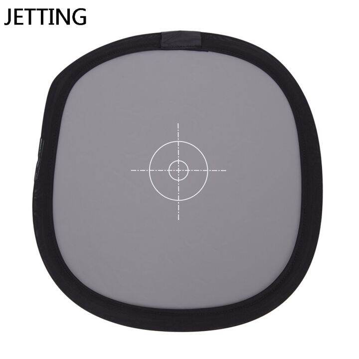 JETTING 12" Inch 30cm 18% Foldable Gray Reflector White Balance Double ...