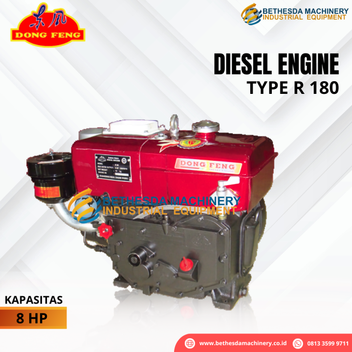 Mesin Diesel Dongfeng R180 R 180 Hopper 8 HP 8 PK | Lazada Indonesia