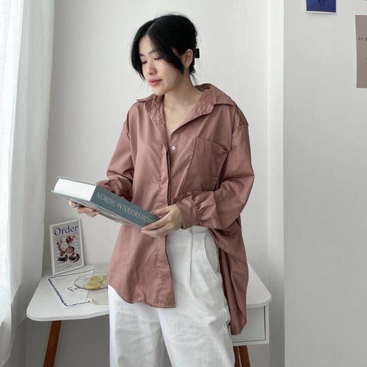 Sivali Factory Serin Shirt - Kemeja Oversize Wanita | Kemeja Kerja ...