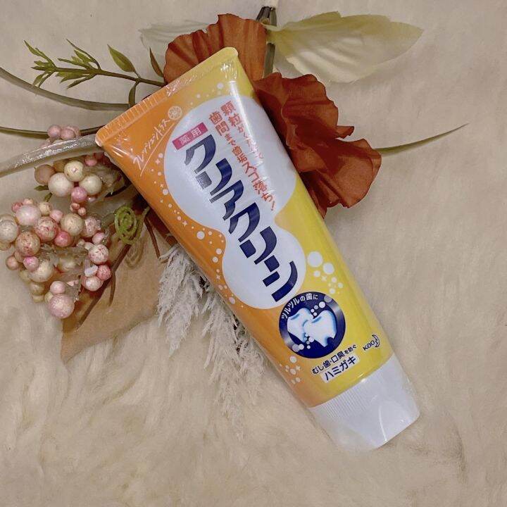 Made in Japan KAO CLEAR CLEAN Fresh Citrus Toothpaste Standing Tube ...