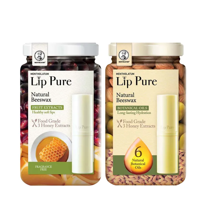 Mentholatum Lip Pure Duo:Botanical Oils+France Free | Lazada PH