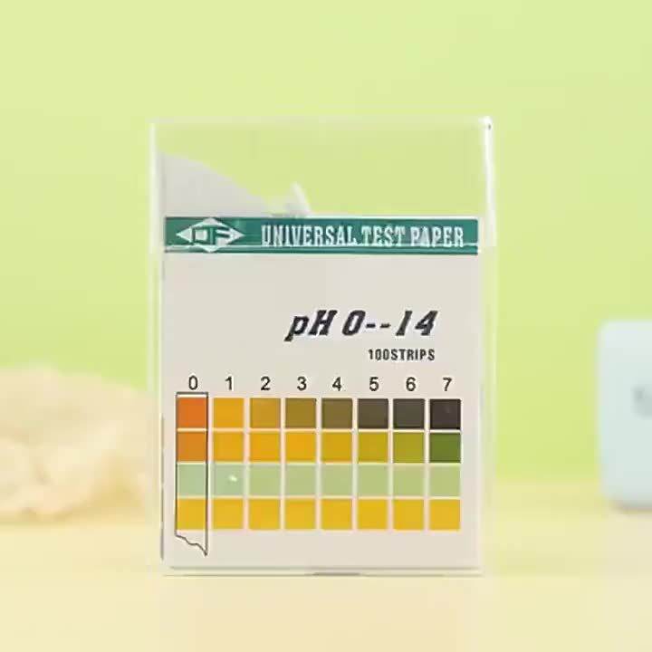 pH Test Strips Universal pH 0-14 Test Paper Litmus for Test Body Acid ...