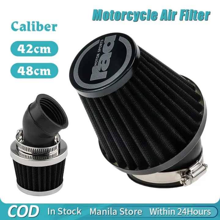flash sales 4248mm Motorcycle Air Filter Universal Clamp-On Air Filter ...