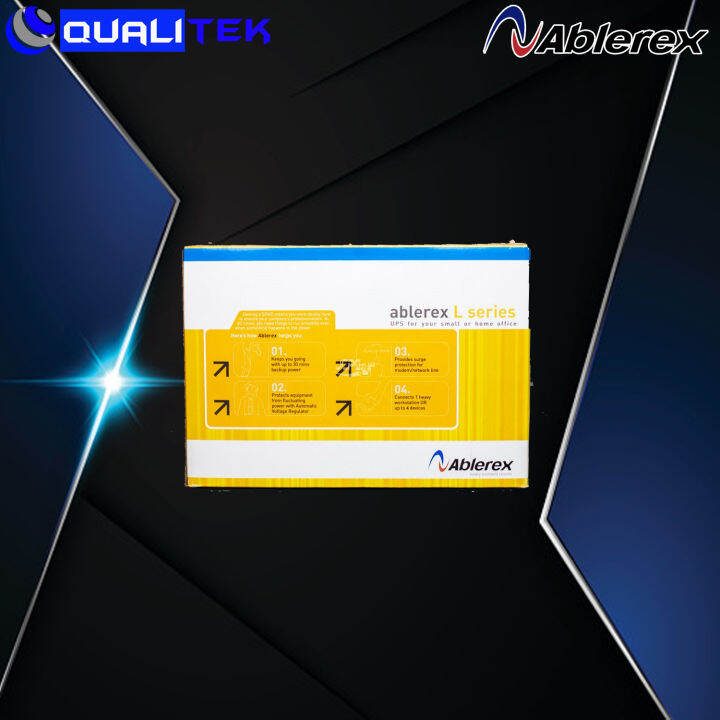 ABLEREX GR1000 1000VA LED 4 SOCKET UPS | Lazada PH