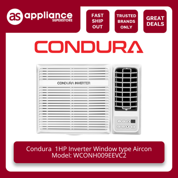 Condura 1HP Inverter Window type Aircon WCONH009EEVC2 | Lazada PH