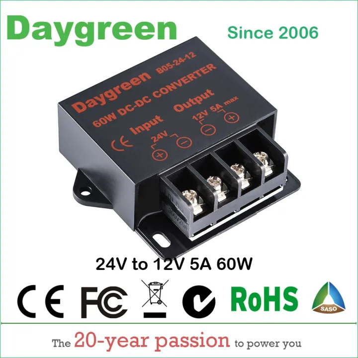 24V ถึง12V 13.8V 1.5A 3A 5A 10A 15A 20A 30A 40A 60A DC DC Converter Step Down Buck Regulator ...