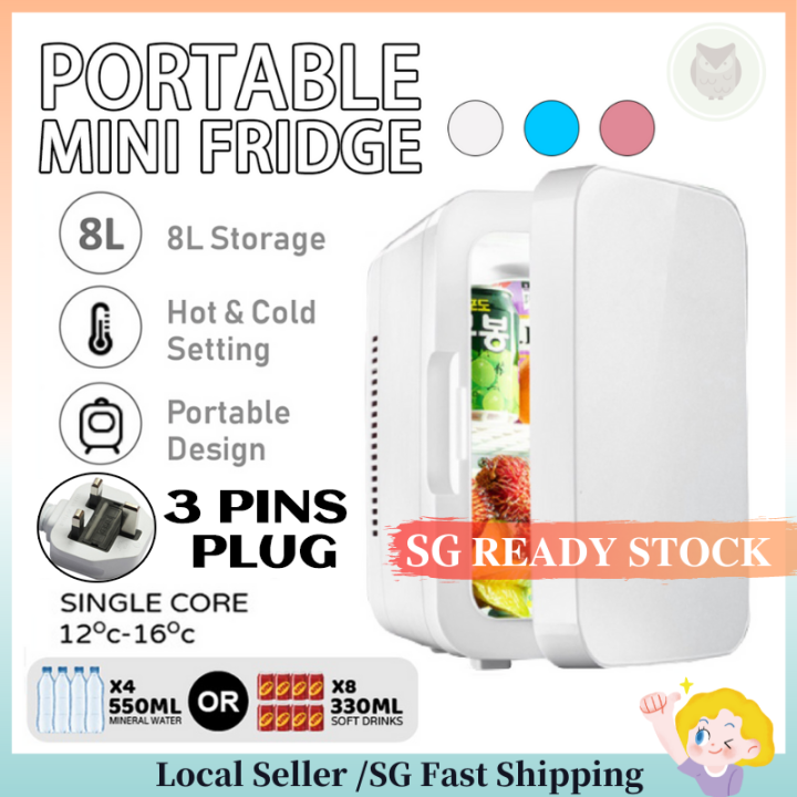 👍SG READY STOCK 8L Refrigerator Mini Freezer Outdoor Refrigerator ...